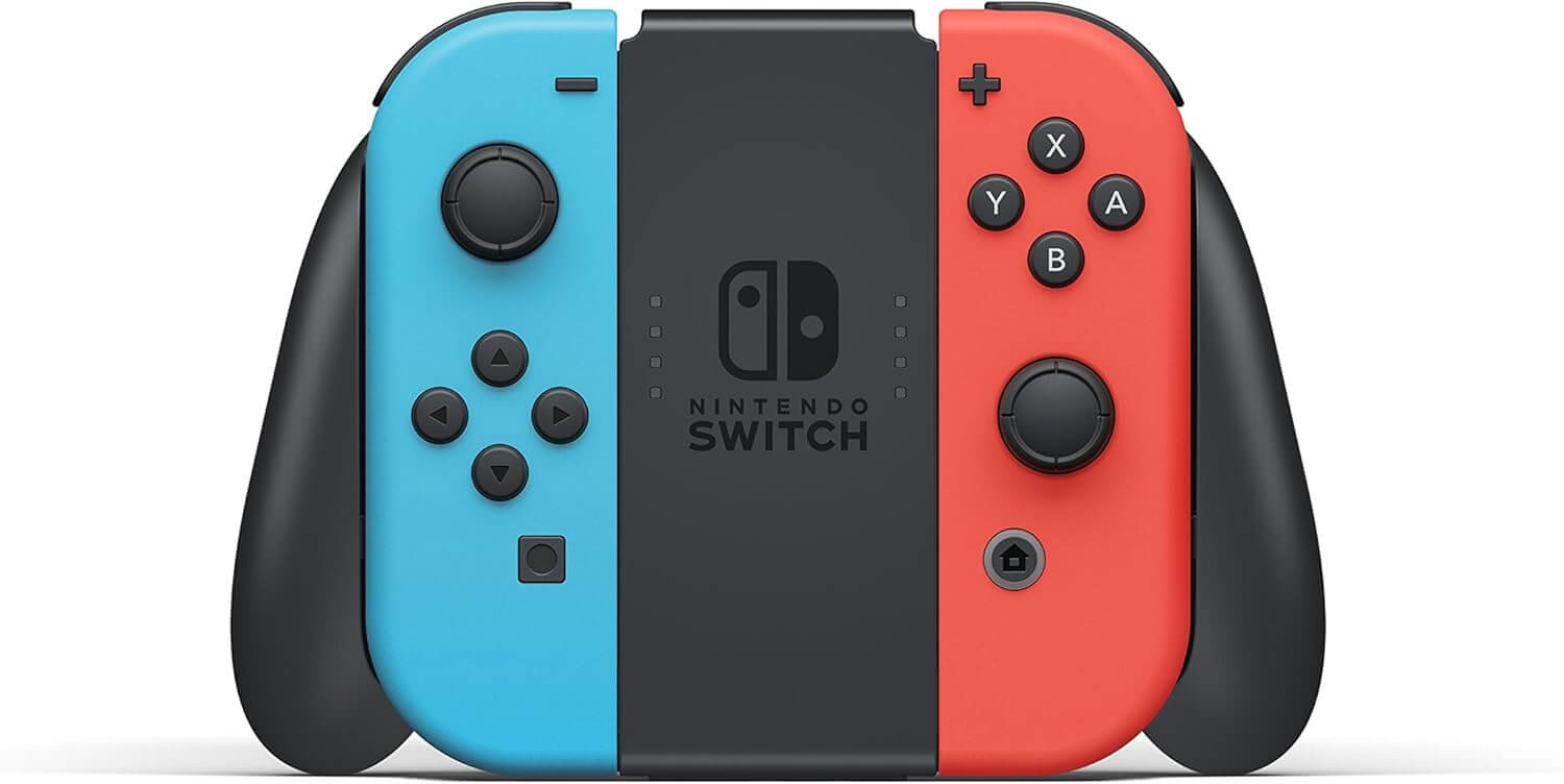 Nintendo Switch Neon Blue + Neon Red Joy-Con - Console Hybride ...